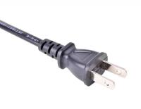 China 6ft International Power Cords 125V 2 Pin Japanese Power Cords for sale