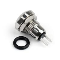China 250V Illuminated Latching Push Button Switch / 8mm Metal Push Button Switch for sale