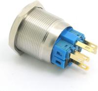 China 1NO1NC 5 Pin Metal Push Button Switches On Off Latching Function for sale