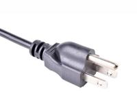 China 300V Japan AC Power Cords Three Plug 3 Cores Extension Power Cable 18 Awg for sale