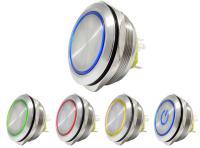 China 40mm Momentary 	Metal Push Button Switches Large On Off Latching Function for sale