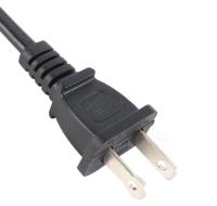 China Type NEMA 5-15P US Standard Power Cord PVC 3 Pin Power Supply Cord for sale