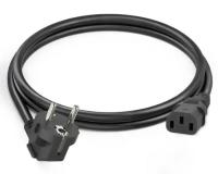China Plug European AC Power Cords 250V Lightweight Straight IEC C13 Power Cords for sale