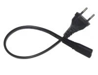 China Flexible EU AC Power Cords Lightweight Electric Extension Cord 2 Pin for sale