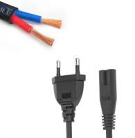 China Flexible EU AC Power Cords Lightweight Electric Extension Cord 2 Pin for sale