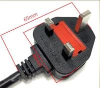 China IEC UK AC Power Cords 1.5M 3 Prong Plug Mains Lead Cable 5Ft for sale