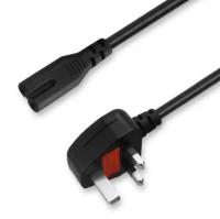 China IEC UK AC Power Cords 1.5M 3 Prong Plug Mains Lead Cable 5Ft for sale