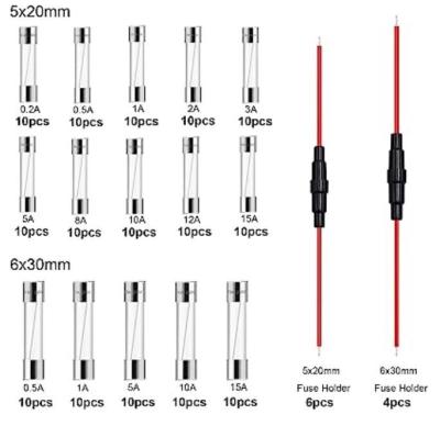 China 250VAC Inline Glass Fuse Holder Screw Type For Medical Equipment for sale