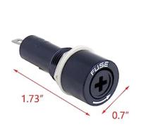 China 6x30mm 10A 250V Fuse Holders Flame Retardant ROHS Certification for sale