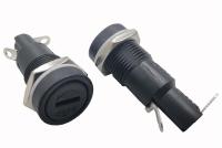 China Electrical Glass Tube Fuse Holders Panel Mount Flame Retarded for sale
