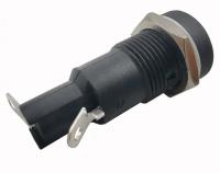 China Electrical Glass Tube Fuse Holders Panel Mount Flame Retarded for sale