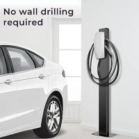 China Factory Wholesale EV Charger Steel Pillar Stand Floor-mounted Charging Stations Stand Column for sale