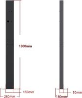 China Factory Wholesale EV Charger Steel Pillar Stand Floor-mounted Charging Stations Stand Column for sale