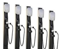 China Factory Wholesale EV Charger Steel Pillar Stand Floor-mounted Charging Stations Stand Column for sale