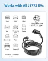 China Powerful Extension Cord EV Charger Ip55 J1772 Extension Cable for sale