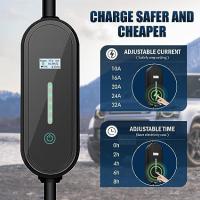 China Outdoor Portable Electric Vehicle Charger Station 240V 32Amp for sale