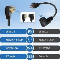 China GBT 3.5KW 7KW IP65 Compact Portable EV Chargers Weather Proof And Over Current Protection for sale