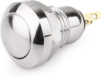 China 250V Illuminated Latching Push Button Switch / 8mm Metal Push Button Switch for sale
