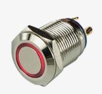China Metal Small Latching Push Button Switch On Off 10mm Push Button Switch for sale