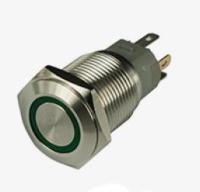 China Metal Small Latching Push Button Switch On Off 10mm Push Button Switch for sale