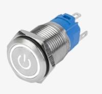 China Metal Small Latching Push Button Switch On Off 10mm Push Button Switch for sale