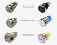 China Silver Push Button Latching Switch On Off 12mm Metal Push Button Switch for sale