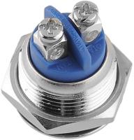 China Small 16mm Latching Push Button Switch Metal IP65 Rating Round Shape for sale