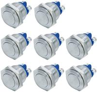 China Small 16mm Latching Push Button Switch Metal IP65 Rating Round Shape for sale