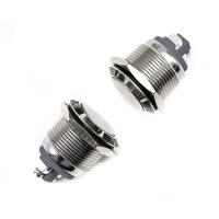 China 19mm Latching Metal Push Button Switches On Off Illuminated Dot Light for sale