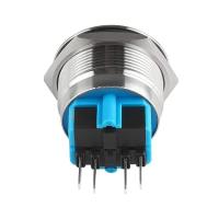 China 1NO1NC 5 Pin Metal Push Button Switches On Off Latching Function for sale