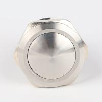 China 28mm Illuminated Metal Push Button Switches Round 500V Ring Type LED for sale