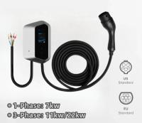 China Type 2 AC 16A 32A Fast Charger Electric Car Station 250-480v for sale