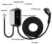 China 7KW 9KW 11KW 2.4 Lcd Color Screen Wall Ev Chargers Ip54 110-240V for sale