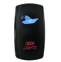 China Automotive IP67 12 Volt Mini Rocker Switch Blue Led 5 Pin Driving Lights for sale