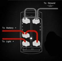 China Automotive IP67 12 Volt Mini Rocker Switch Blue Led 5 Pin Driving Lights for sale