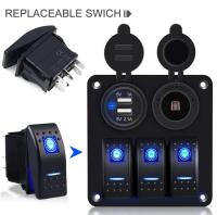 China Waterproof Carling Boat Rocker Switch 12v 20a 24v 10a for sale