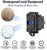 China 12v 24v Usb Charger Rocker Switch Fast Charge Socket Waterproof Quick Dual Pd Qc3.0 For Cars Boat for sale