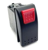 China Dc 24v 10a 20a Safety Rocker Switch Car Boat Marine Toggle Print Laser 12v for sale