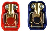 China 1 Pair 12V Car Quick Release Battery Disconnect Terminals Clamps Connectors Automotive Inline Fuse Holder for sale