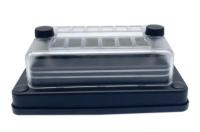 China Auto ATO ATC Fuse Box Waterproof 12 Circuit Fuse Holder Sticker Label 12 In 12 Out For Buses for sale
