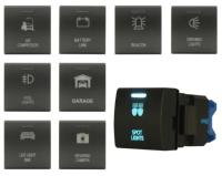 China Custom Logo DC 12V 3A Reverse Camera LED Push Button Switch For Toyota Square Landcruiser Prado for sale