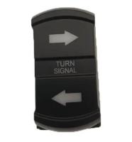 China New Style Custom DIY Icon DC 12V 7Pin ON-OFF-ON LED Blue Light Turn Signal Rocker Switch For Car 4X4 Boat Trucks for sale