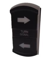 China New Style Custom DIY Icon DC 12V 7Pin ON-OFF-ON LED Blue Light Turn Signal Rocker Switch For Car 4X4 Boat Trucks for sale