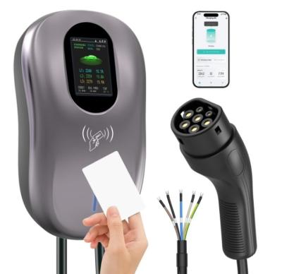 China Home Wallbox 22kw Charger 32A EV Charging Pile Smart And Intelligent for sale