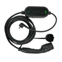 China Portable EV Chargers 7KW Tpe Jacket IEC 62196 Type2 2.4 Quot LCD CE TUV ROHS for sale