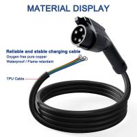 China 48A Current 11kw Type1 J1772 Portable EV Charging Cable Level 2 J1772 Car Charger Cable for sale