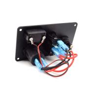 China 12V Racing Car Starter Rocker Switch Panel Start Stop Ignition Buttons Light Toggle for sale