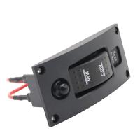 China Waterproof 12-24V Auto Bilge Pump Switch Alarm Ship Deck Cleaning Control Panel for sale