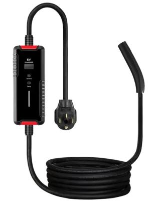 China Tesla NACS Smart Portable Ev Chargers 240v Ac 16a 32a 40A Home Electric Car Charger for sale