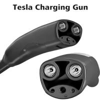China Portable Tesla NACS LCD Display 16A 32A Electric Car Fast Charging Station Portable EV Charger for sale